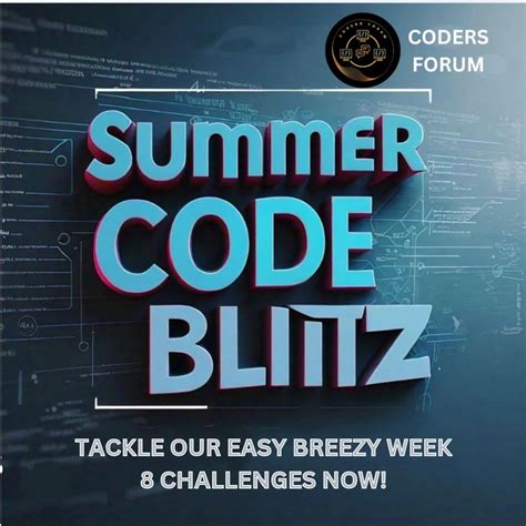 Coders Forum On Linkedin Summercodeblitz Codersforum Codingchallenges Pec Hackerrank