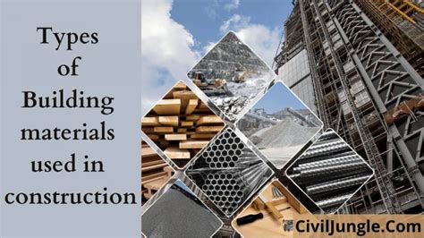 Types Of Building Materials Used In Construction Construction
