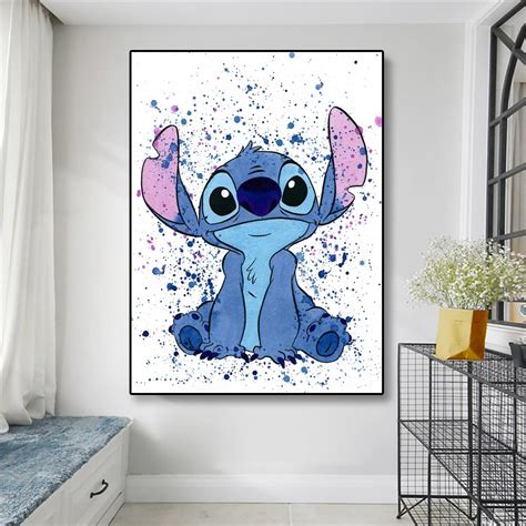 Stitch And Angel Drawings
