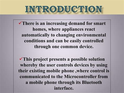 android based home automation control pptx