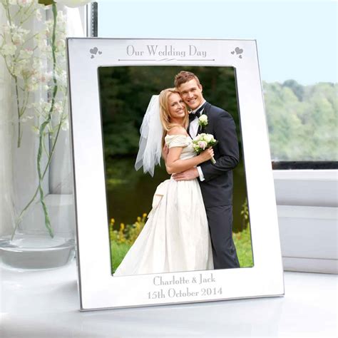 Best Silver Wedding Frames At Oscar Godson Blog