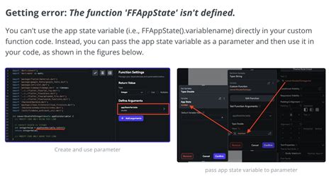 Set App State Via Custom Function