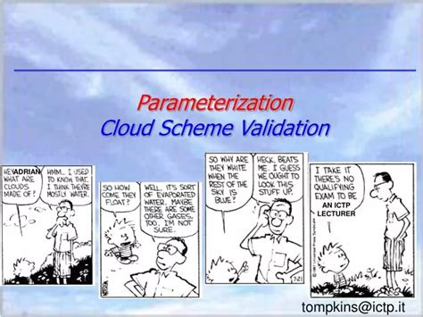 Ppt Parameterization Cloud Scheme Validation Powerpoint Presentation