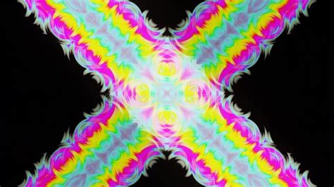 pulsating multi colored vj loop animation for visualizations stock