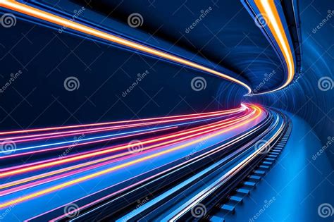 A Conceptual Visualization Of A Stream Of Computer Data And Binary Code Stock Image Image Of