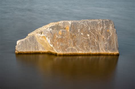 A Rock in the Water - Minimalist Photography Print | Martin Vorel