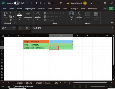 excel arithmetic operators