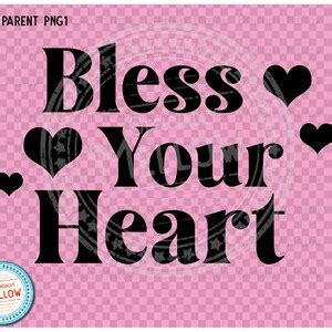 Bless Your Heart SVG Sarcastic Svg Saying Svg Texas SVG - Etsy