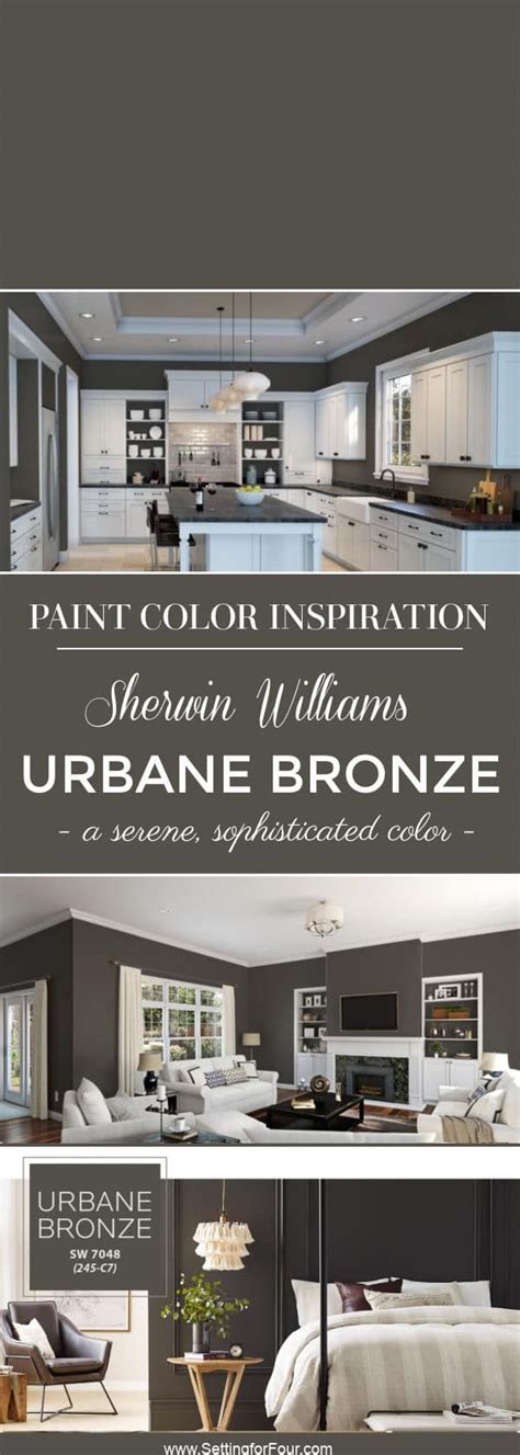 Color Of The Year 2021 Sherwin Williams Urbane Bronze Sw 7048 Paint