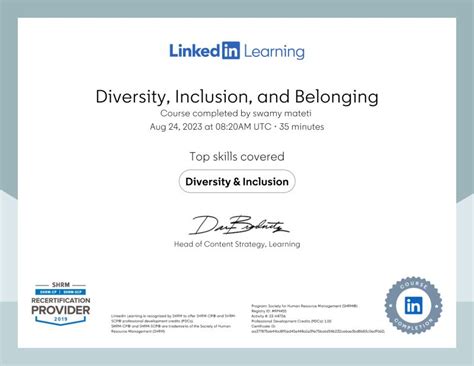 Swamy Mateti On Linkedin Certificate Of Completion