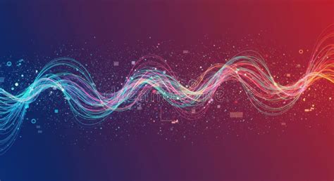 Digital Waveforms Stock Illustration Illustration Of Vibrant 382860368