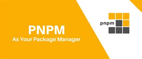 Yasith Wimukthi On Linkedin Pnpm Nodejs Packagemanagement