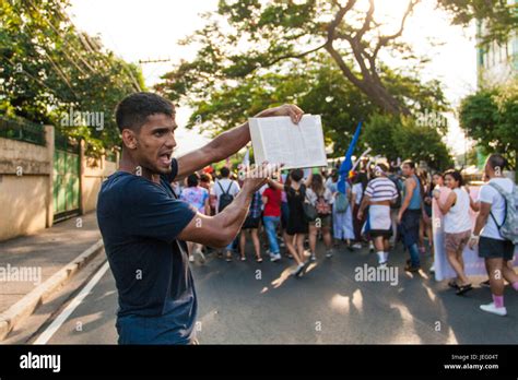 Marikina Philippines 24th June 2017 An Anti Gay Activist Shows The