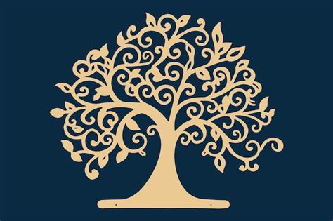 Premium Vector Tree Laser Cut Vector Cut File