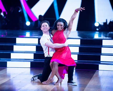 Simone Biles I Lost My Six Pack Competing On Dwts Us Weekly