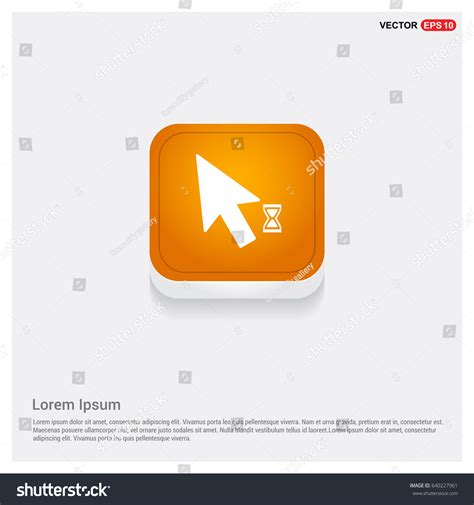 Mouse Cursor Loading Icon Stock Vector Royalty Free 640227961 Shutterstock