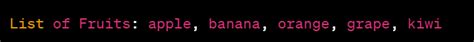 6 different approaches to displaying lists in python