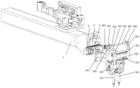 白车身减震胶双枪自动涂胶装置的制作方法