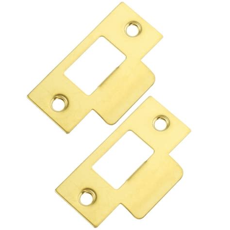 Fengguiqu 2pcs Deadbolt Strike Plate Deadbolt Lock Strike Plate