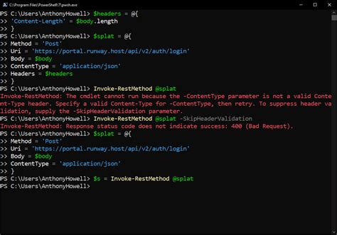 Invoke Restmethod When Manually Passing A `content Length` Header On A