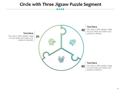 Split A Circle Into Three Circle Partitioned Curved Segment Puzzle