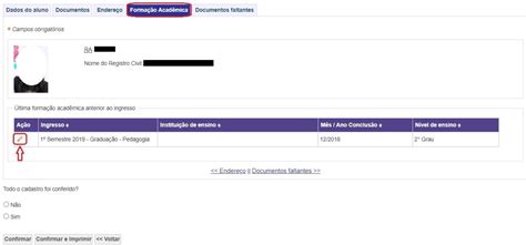 Dac Tutorial Cadastro De Alunos As Graduação E Pós Graduação