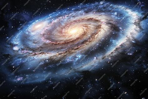 Milky Way Galaxy With Stars And Space Background Milky Way Galaxy With