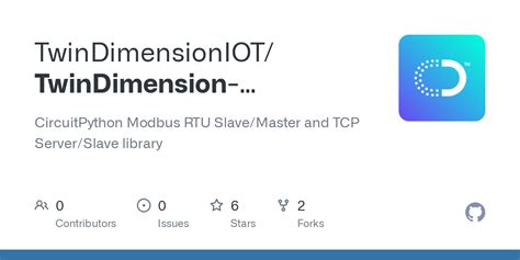 GitHub TwinDimensionIOT TwinDimension CircuitPython Modbus CircuitPython Modbus RTU Slave