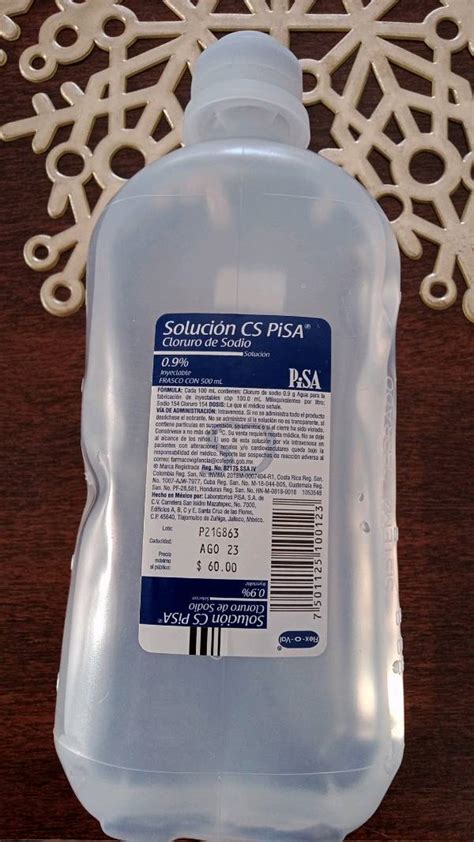 Solución Fisiológica 0 9 De 500cc En Zumpango Del Rio