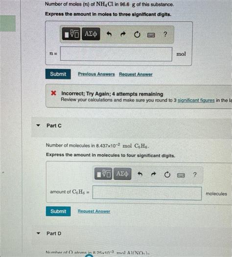 Solved Please Answer Part B Part C And Part D Part D Says