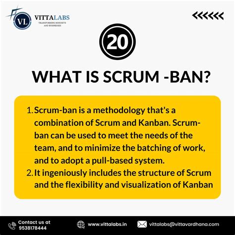 Vitta Labs What Is Scrum Ban Agileleadership Agile