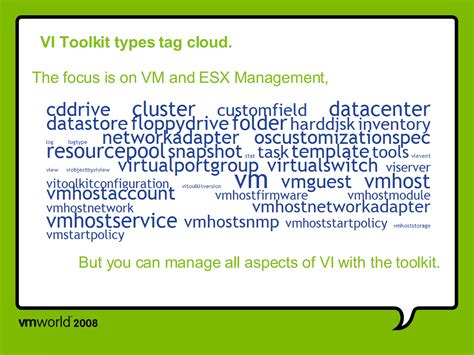 managing vmware with powershell vmworld 2008 ppt