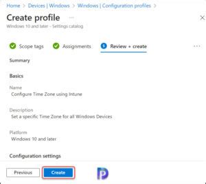 Configure Time Zone using Intune for Windows Devices