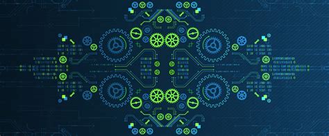 Abstract Technology Concept Computer Code Vector Image