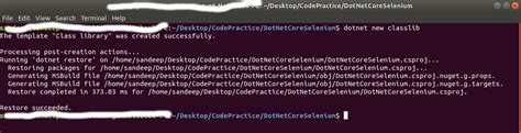 C With Xunit Net Core Selenium Webdriver Tests Using Visual Studio Code In Linux