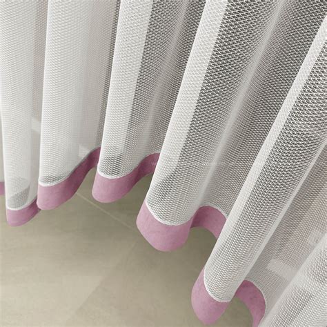 Тюль для кухні на люверсах 2 9х1 7м занавіска арка у рожевому відтінку купити в Україні Київ