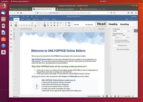 How To Install ONLYOFFICE On Ubuntu LTS