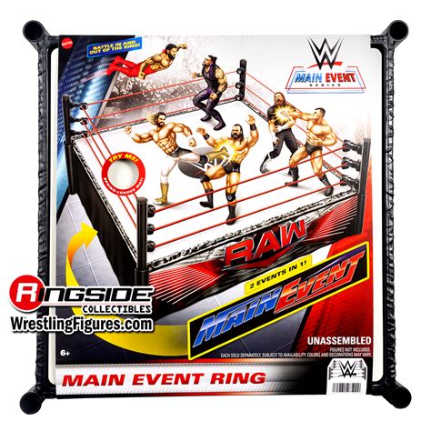 Wwe Main Event Wrestling Ring Playset By Mattel