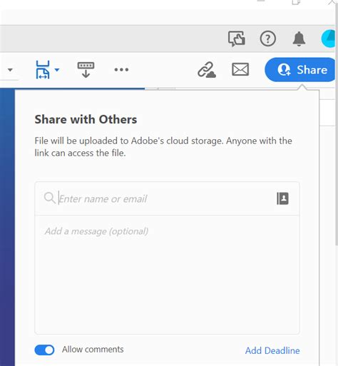 unable to send for comments using adobe cloud stor adobe community