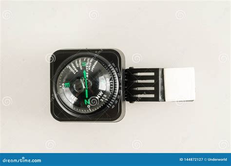A Surface Mount Liquid Filled Compass Stock Image Image Of Compass Orientation 144872127