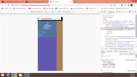 layout terminou diferente a do professor css dispondo elementos com