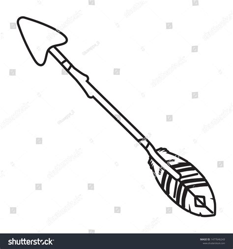 Isolated Boho Arrow Vector Design Vector Stock Vector Royalty Free 1477646243 Shutterstock
