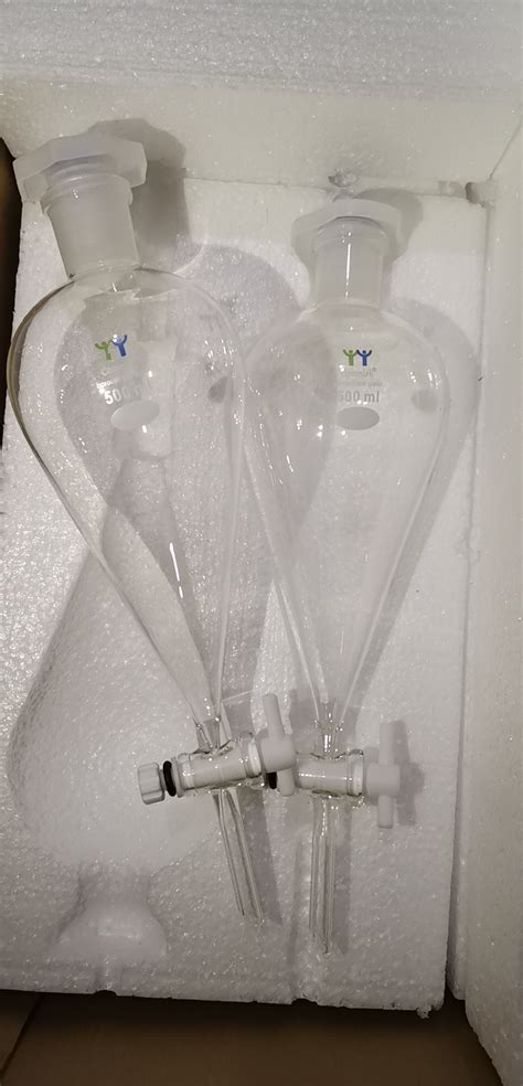 Ptfe Stopcock를 가진 실험실 유리 60ml 원뿔 분리 깔때기 Buy 깔때기원추형 깔때기깔때기 Ptfe Product On