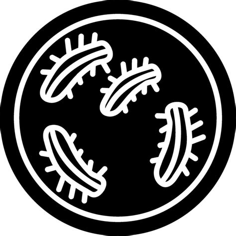 Proteus Mirabilis Swarming Bacterium Glyph 67205919 Vector Art At Vecteezy