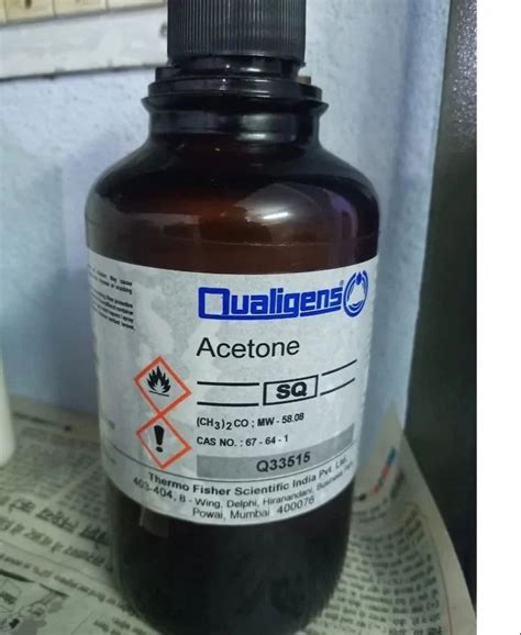 Acetone Chemical Sq At ₹ 736litre Acetone Solvent In Bhopal Id