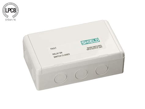 mains switching input output unit shield fire safety and security ltd