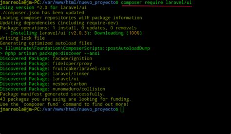 1 Taw Instalación De Laravel Actualizado A Php 74 Y Laravel 7