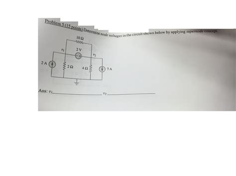 solved problem 5 15 points determine node e voltages in