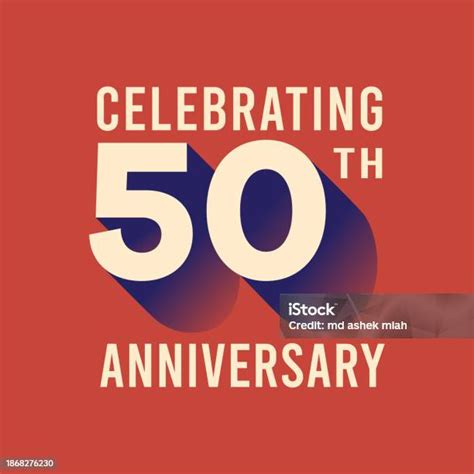 50 주년 기념 템플릿 디자인 숫자 50 생일 축하에 대 한 3d 스타일 글자 벡터 그림 50 년 로고 엠블럼 배너 포스터 인사말 카드 10주년에 대한 스톡 벡터 아트 및