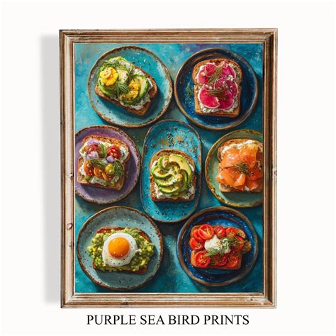 Modern Farmhouse Foodie Printable Art Bright Rustic Kitchen Decor